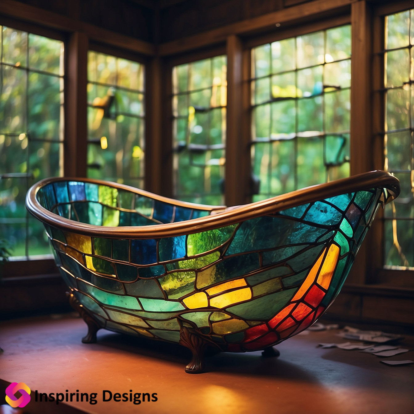 Discover The Elegance Of Stained Glass Bathtubs
