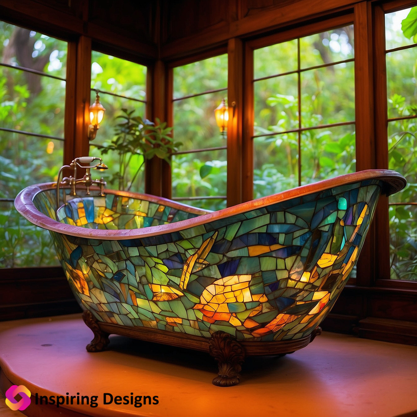Discover The Elegance Of Stained Glass Bathtubs