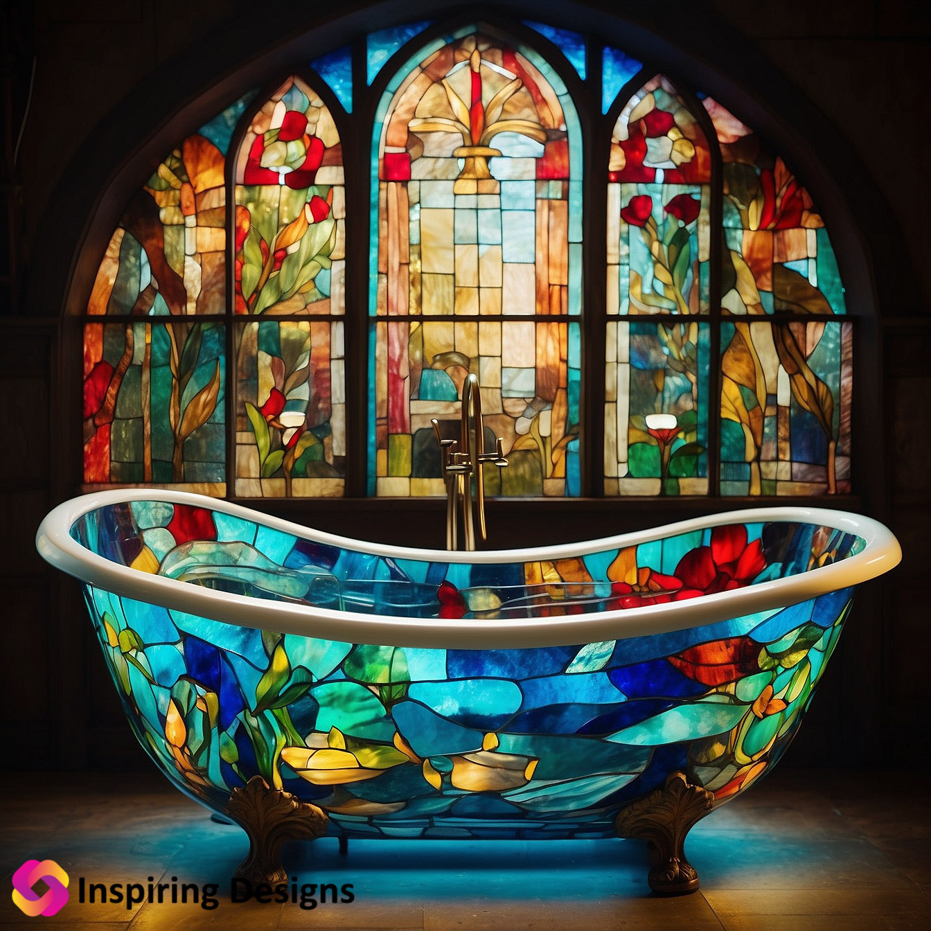 Discover The Elegance Of Stained Glass Bathtubs