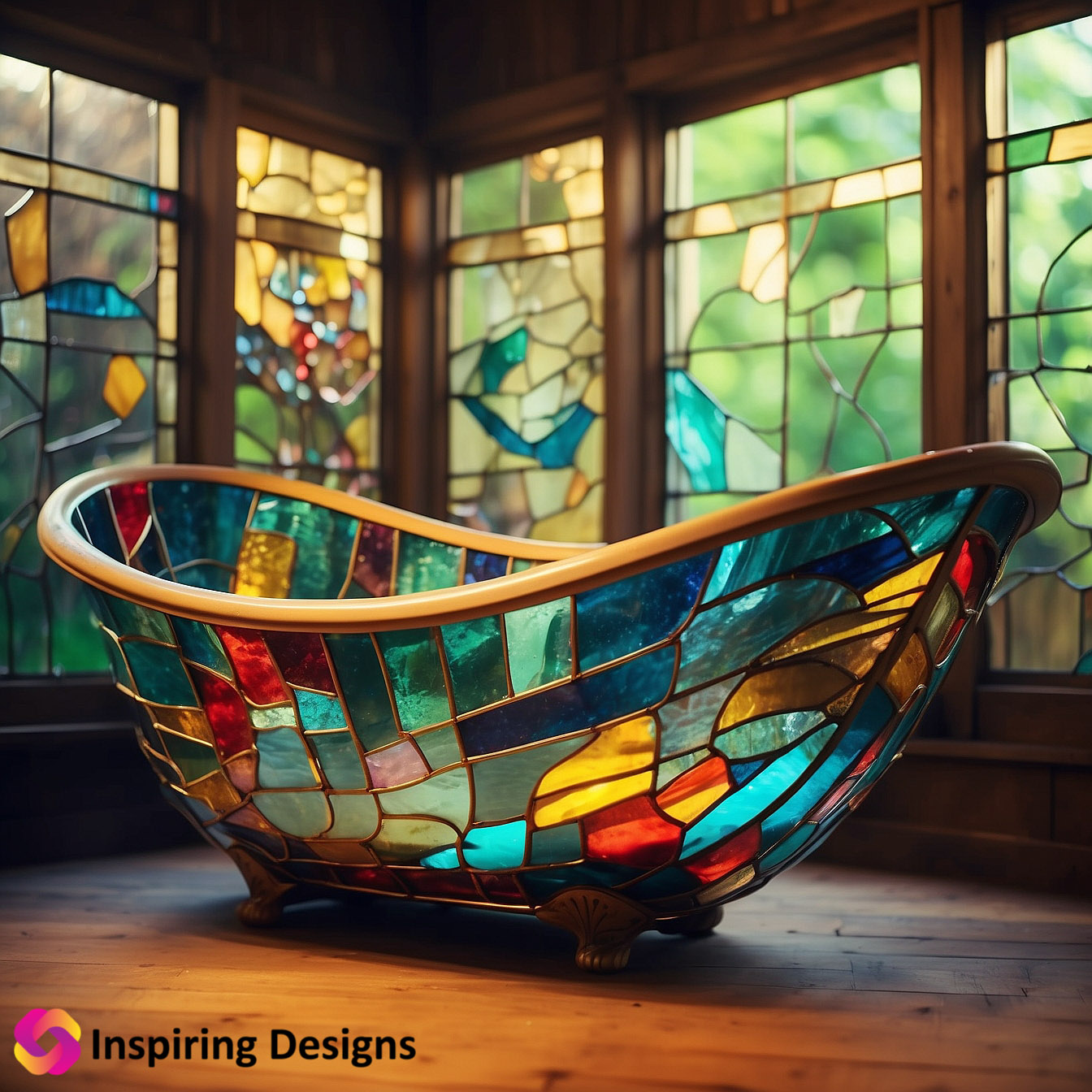 Discover The Elegance Of Stained Glass Bathtubs