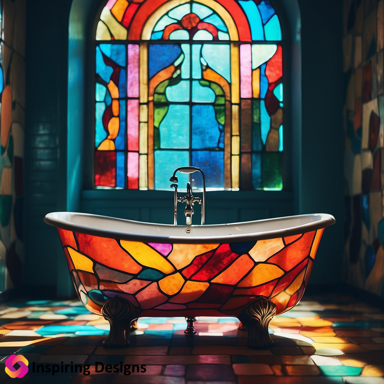 Discover The Elegance Of Stained Glass Bathtubs