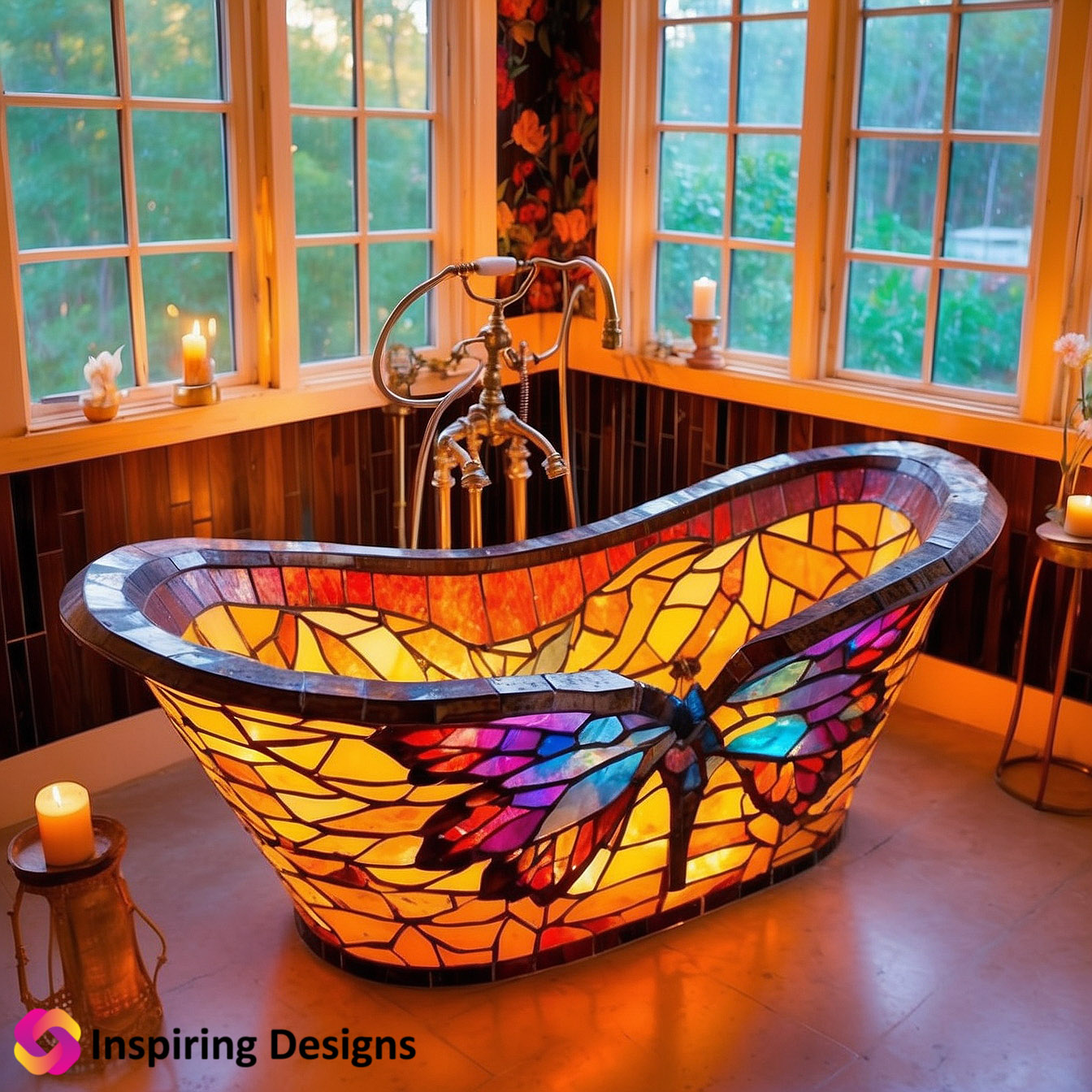 Discover The Elegance Of Stained Glass Bathtubs