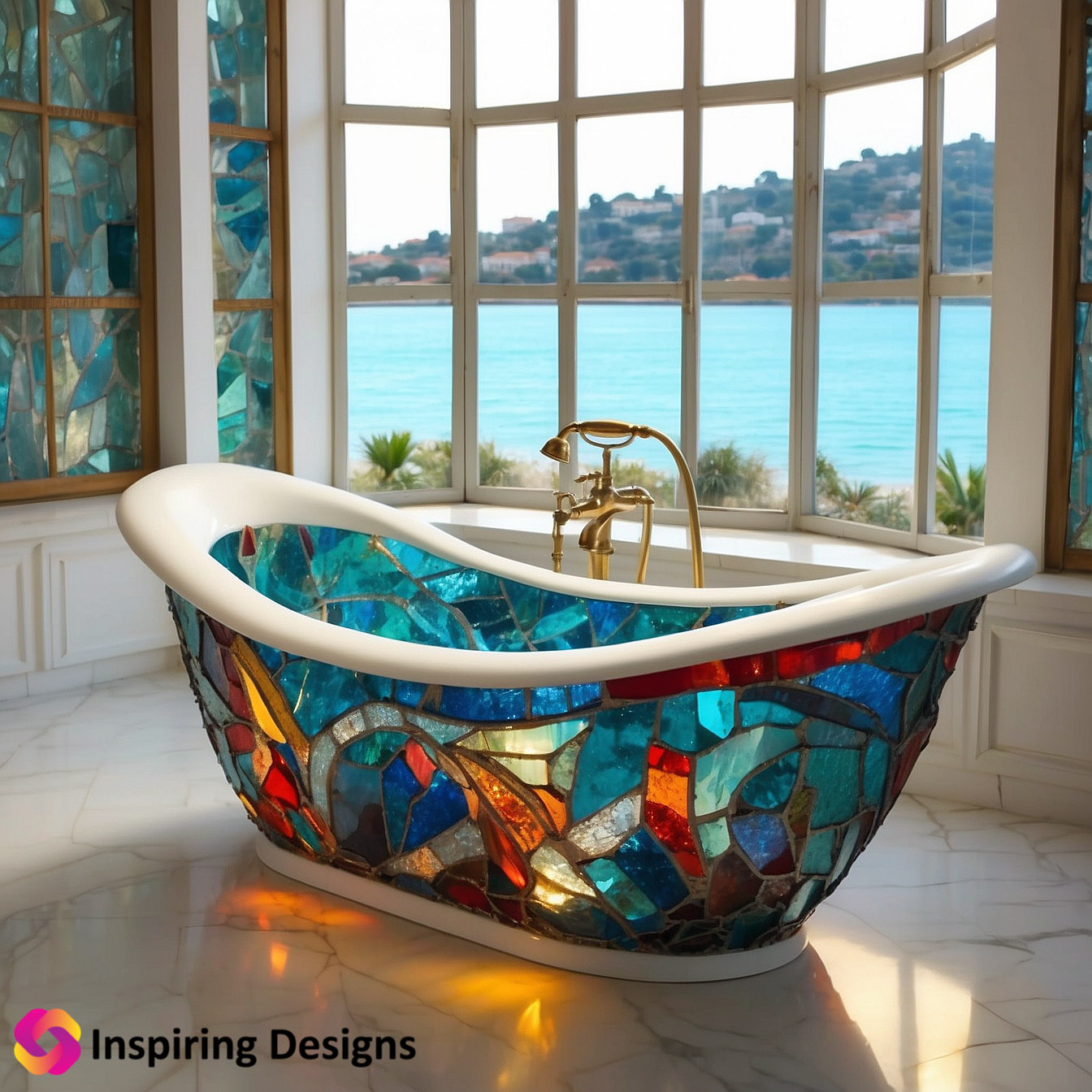 Discover The Elegance Of Stained Glass Bathtubs
