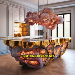 Exploring the Beauty and Functionality of Geode and Epoxy Kitchen Islands