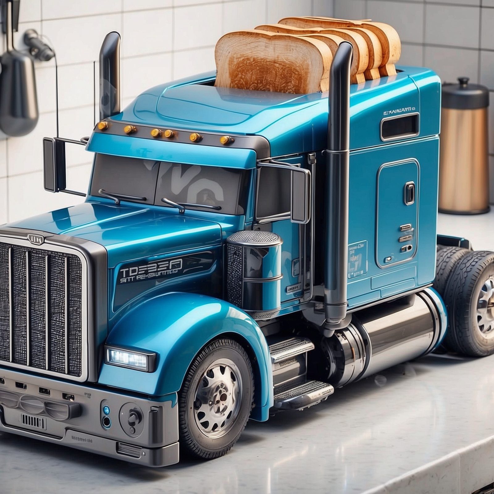 Semi-truck Toasters: A Fusion Of Style And Function