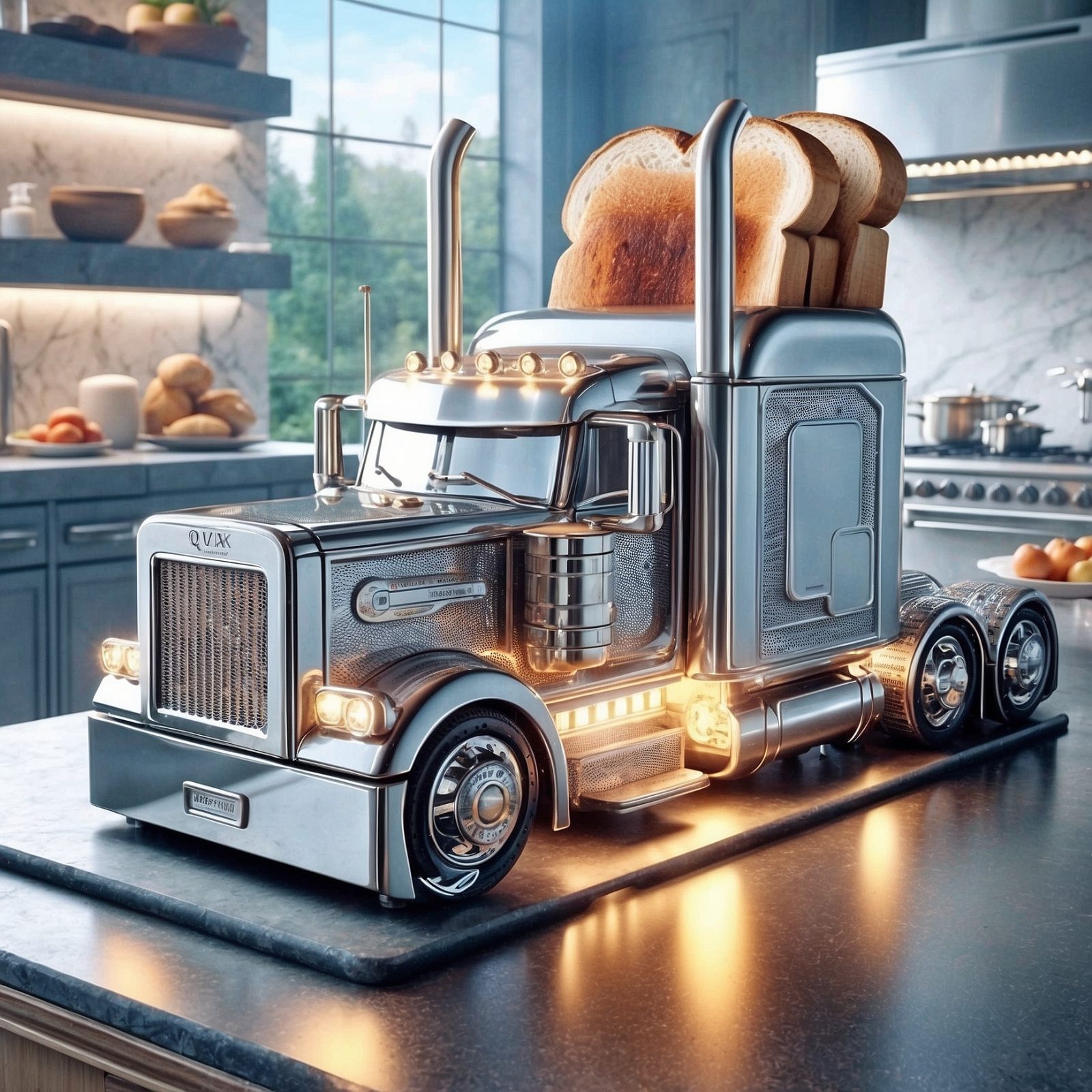 Semi-truck Toasters: A Fusion Of Style And Function