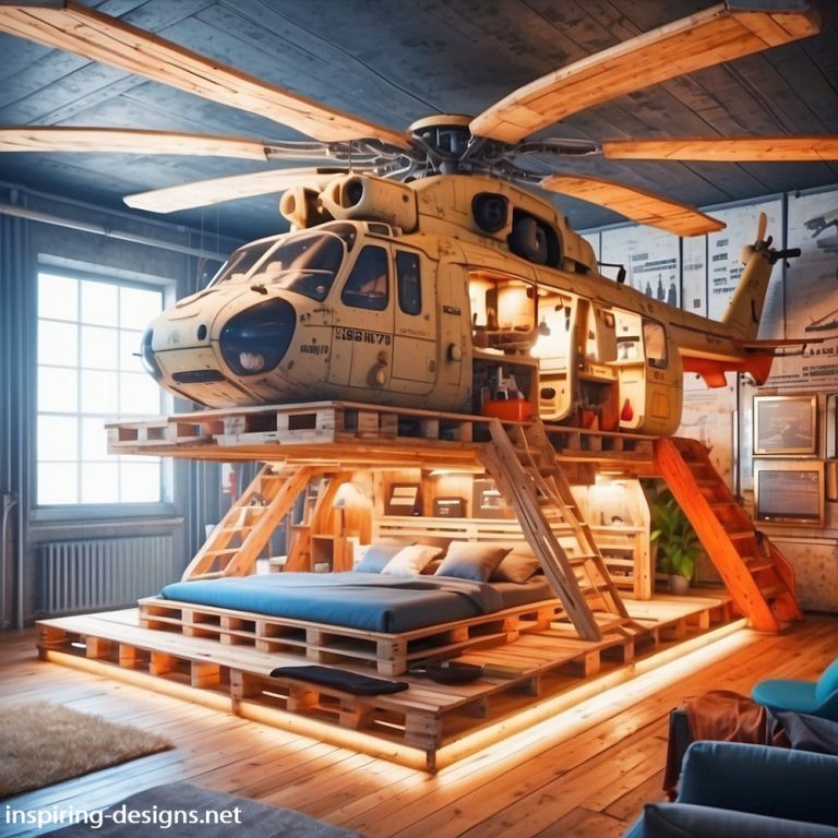 Helicopter Pallet Beds: Space For Those Who Love To Fly
