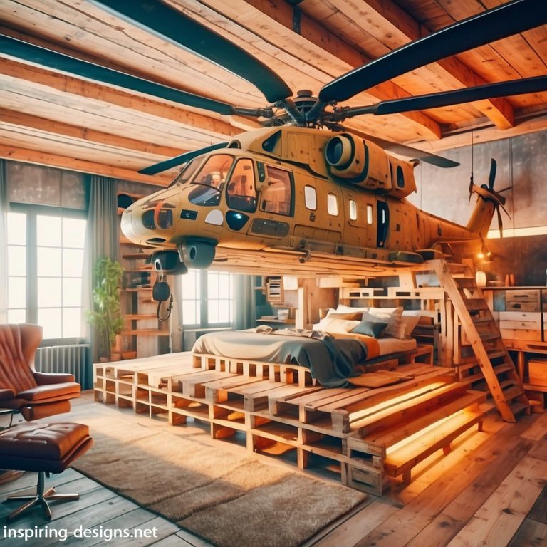 Helicopter Pallet Beds: Space For Those Who Love To Fly