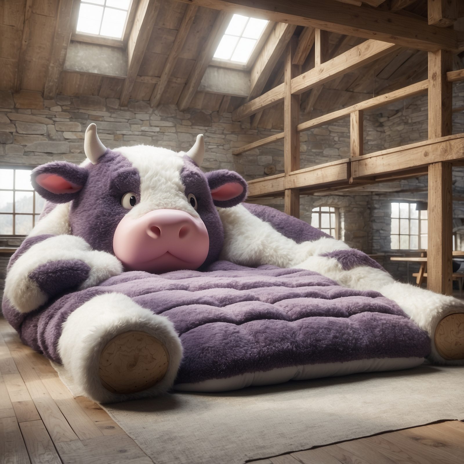 Giant Cow Loungers: Turn Your Living Room Into A Cozy Meadow